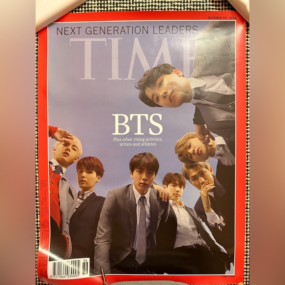Bts | Art | Official Bts St Time Magazine Cover 218 With Preorder ...